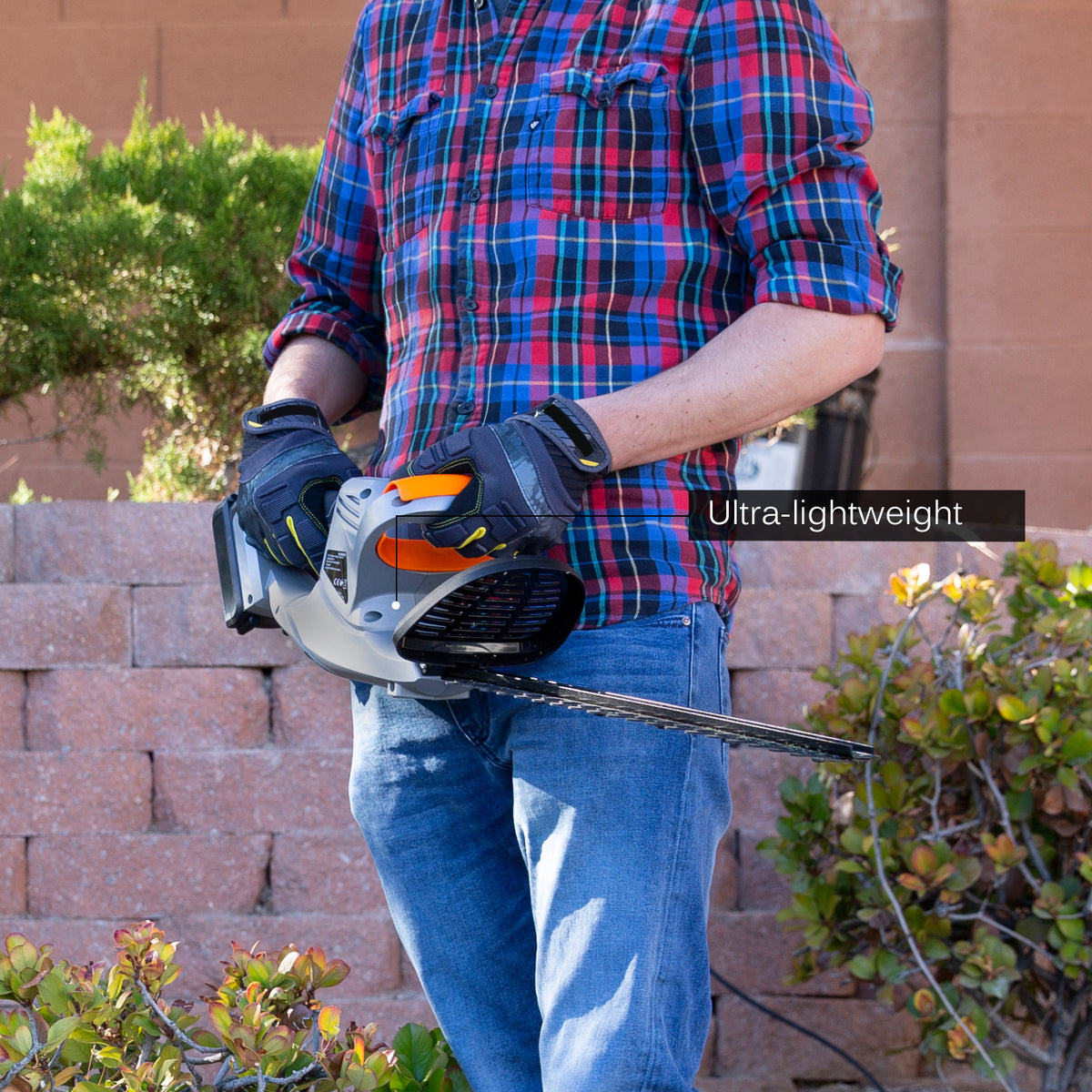 Buy Cordless Electric Power Hedge Trimmer with 20V 2A with Battery ...