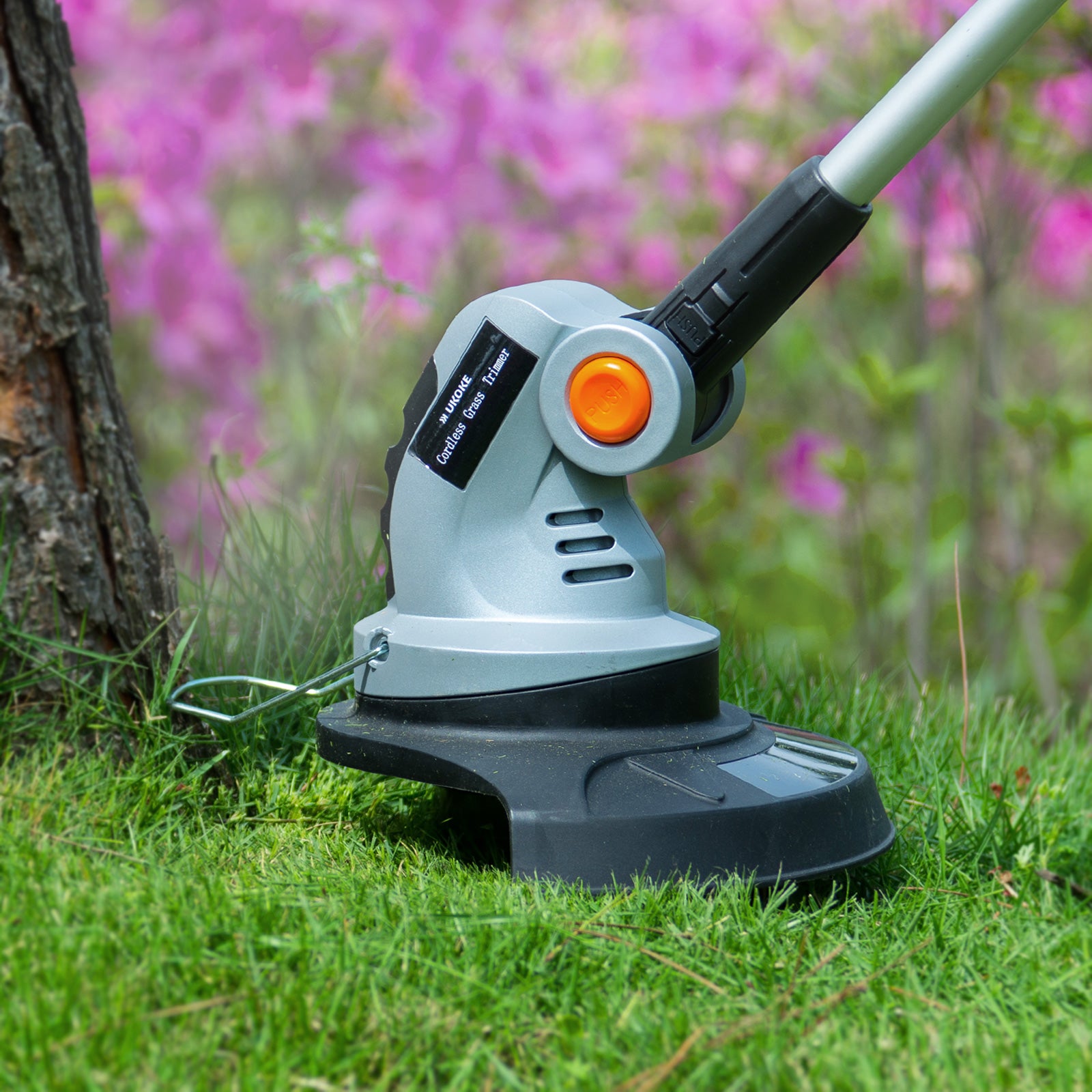 Buy Cordless Electric Power Grass Trimmer with 20V 2A Battery & Charger ...