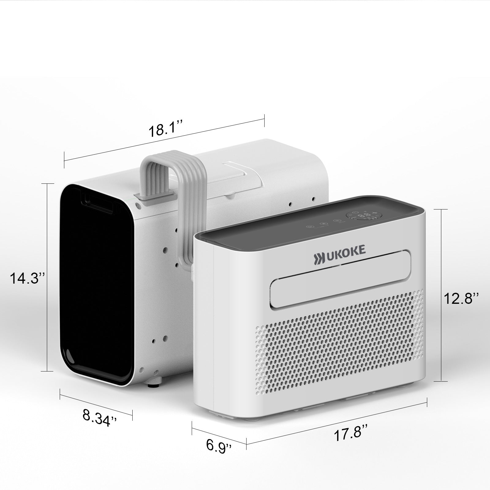 Ukoke USPC06C Caravan Window Air Conditioner, Cools up to 200 Sq.Ft,Wo ...